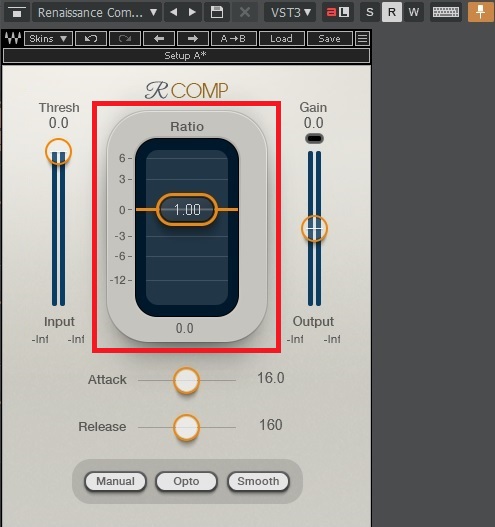 Waves Renaissance Compressorの使い方