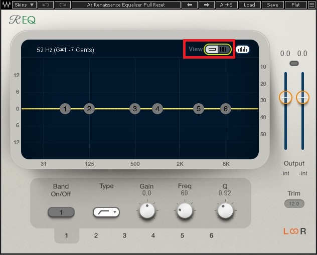 Waves Renaissance Equalizerの使い方